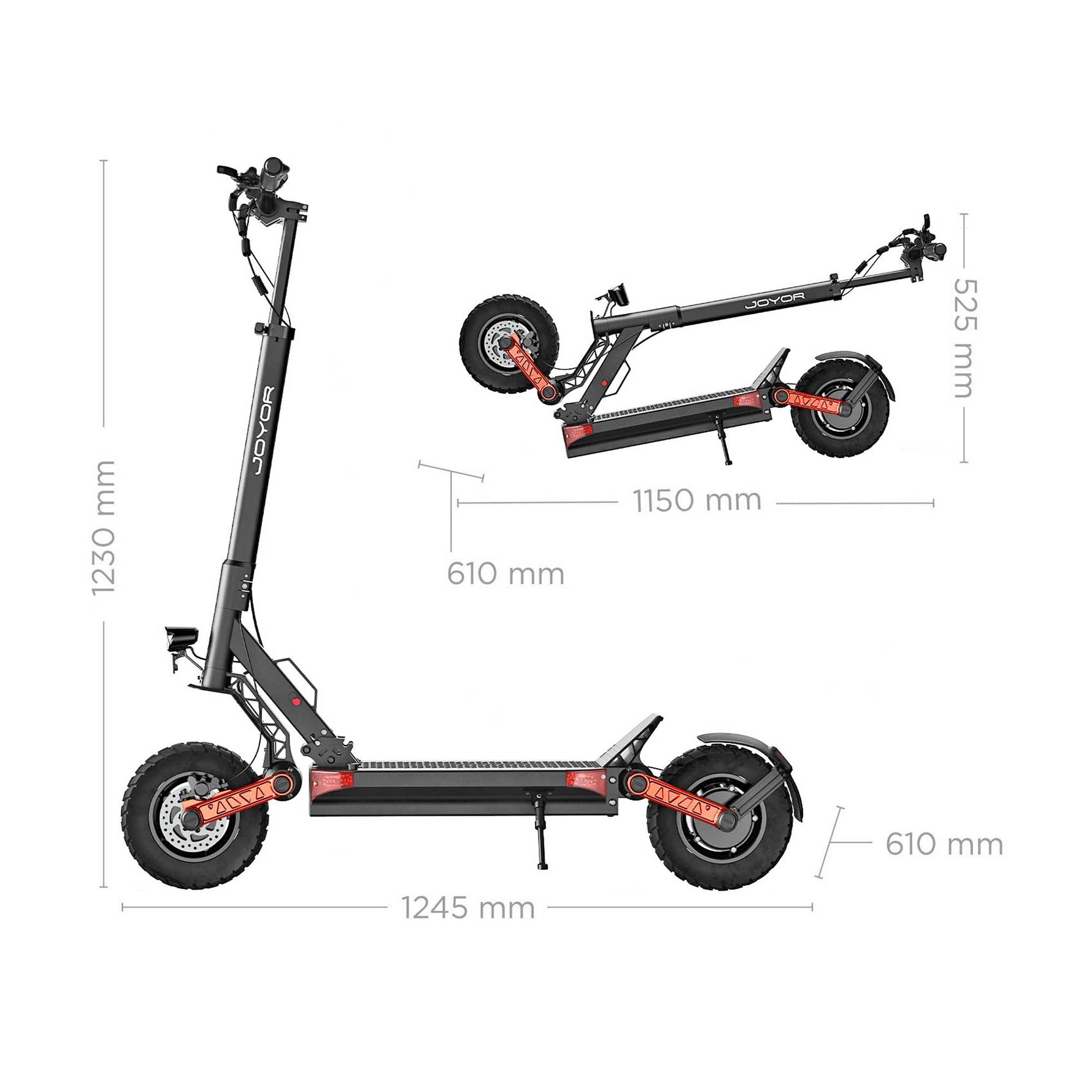 Joyor S10-S-Z Electric Scooter | 2000W Power, All-Terrain, 70km Range ...